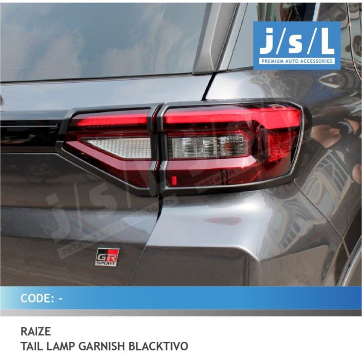 JSL Garnish List Lampu Belakang Daihatsu Raize 202 Tail Lamp Lis Garnis ...