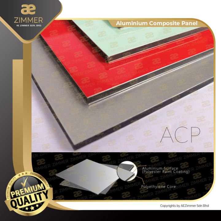 AE ZIMMER 1x4feet Aluminium Composite Panel Single Face Colour 3mm ...