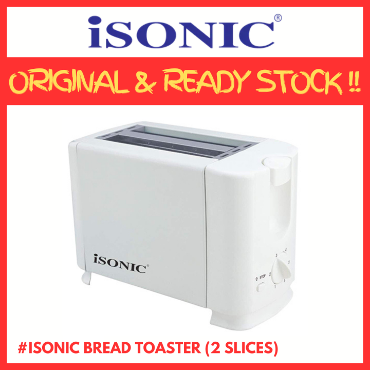 BREAD TOASTER 2 SLICES, PEMBAKAR ROTI 2 KEPING, 烤面包机 2片 ELBA / ISONIC ...