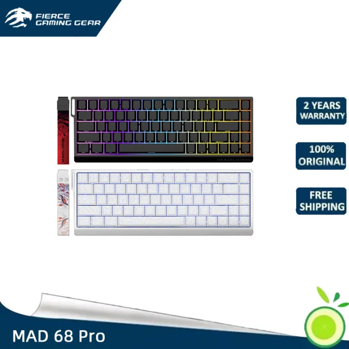 MADLIONS MAD 68 PRO Eesports magnetic axis keyboard with streamlined ...