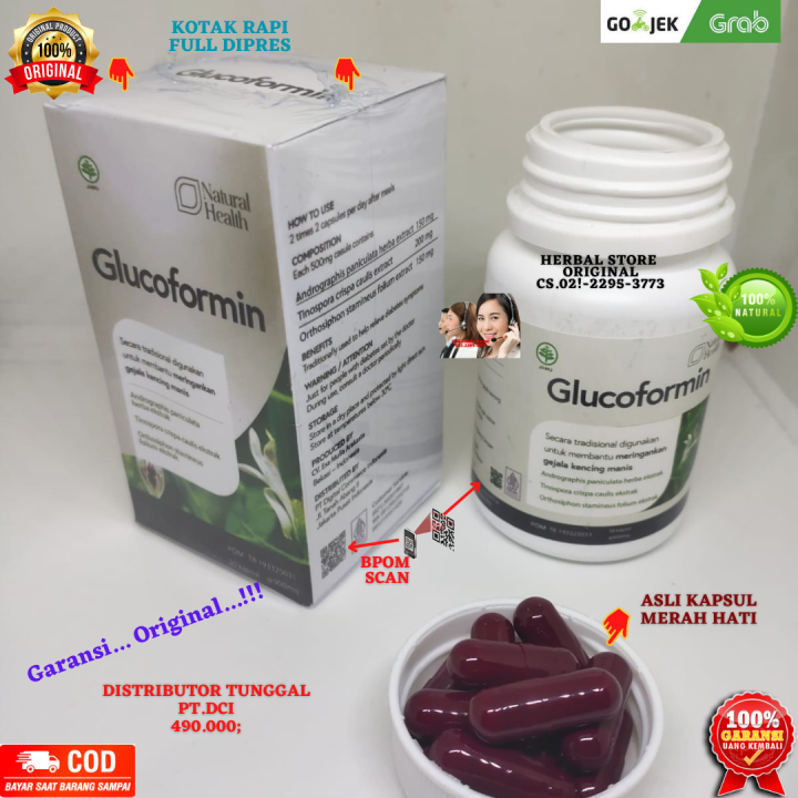 GLUCOFORMIN ASLI ORIGINAL OBAT DIABETES KENCING MANIS OBAT GULA DALAM ...