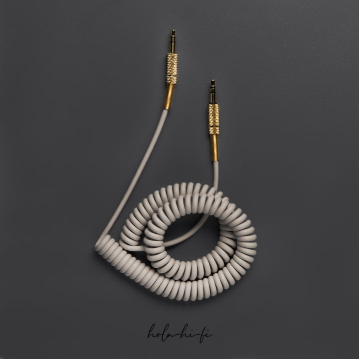 Marshall AUX Cable 3.5mm สาย AUX Marshall 3.5มม สีขาว (ของแท้) | Lazada ...