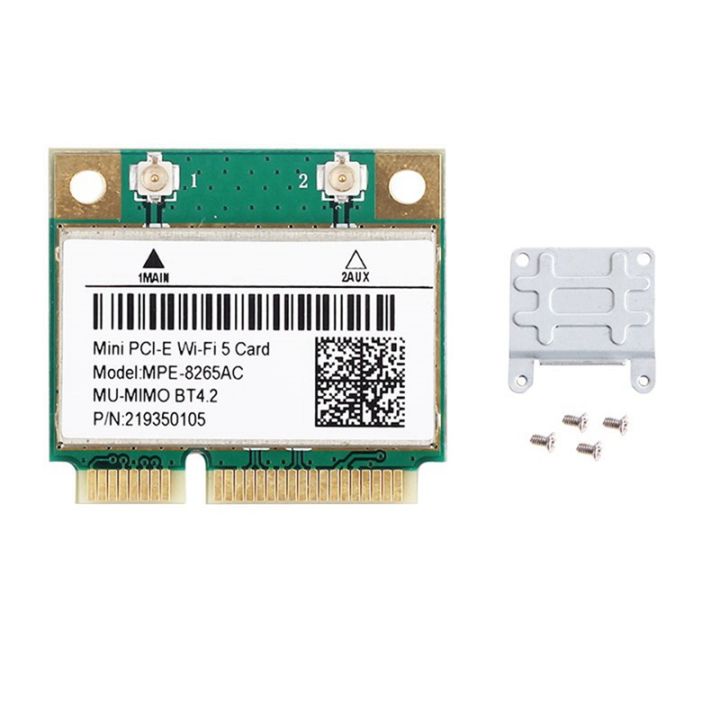 -8265AC Wireless Half Mini PCI-E Wifi Card Mini PCIe Wifi Card Wifi 5 ...