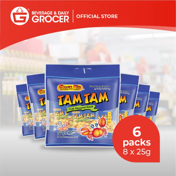 Snekku Family Pack - Tam Tam (8 x 22g) 6 Packs | Lazada