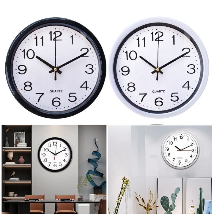 ROLL Bedroom Movement Clock Silent Sweep Nordic Brief Quartz Clock ...