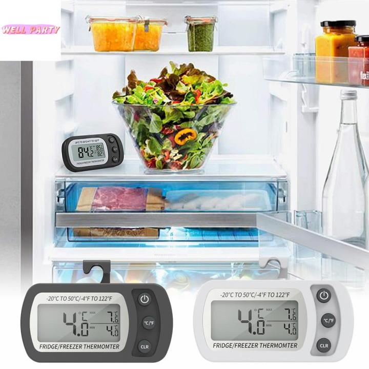 JEREMIAHEC ic Waterproof Refrigeration Hanging Gauge Temperature Meter ...
