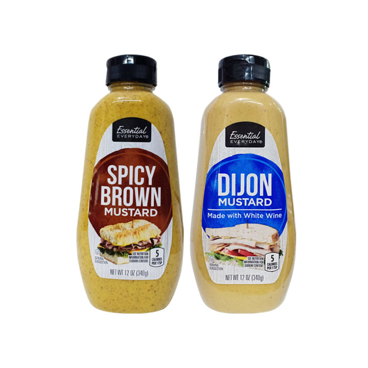 Essential Everyday Spicy Brown Mustard/ Dijon Mustard ( 340g ) | Lazada PH