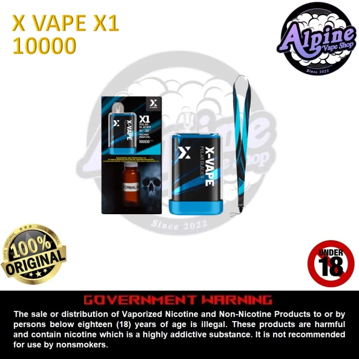 X Vape X1 10000 Disposable Vape Pod | Lazada PH