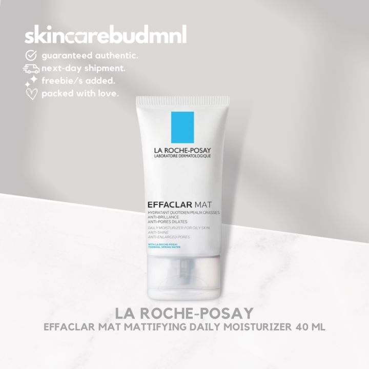 La Roche-Posay Effaclar Mat Mattifying Moisturizer for Oily Skin 40ml ...