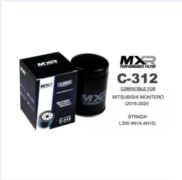 MXR OIL FILTER C-312 MITSUBISHI MONTERO (2016-2020 STRADA L300 4N14 ...