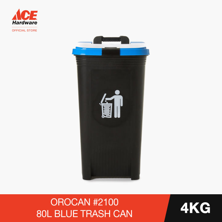 OROCAN Trash Can 80L Blue #2100 | Lazada PH