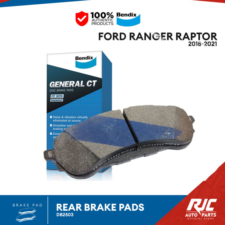 BENDIX BRAKE PAD FORD RANGER RAPTOR REAR 2019-2022 DB2503 1set | Lazada PH