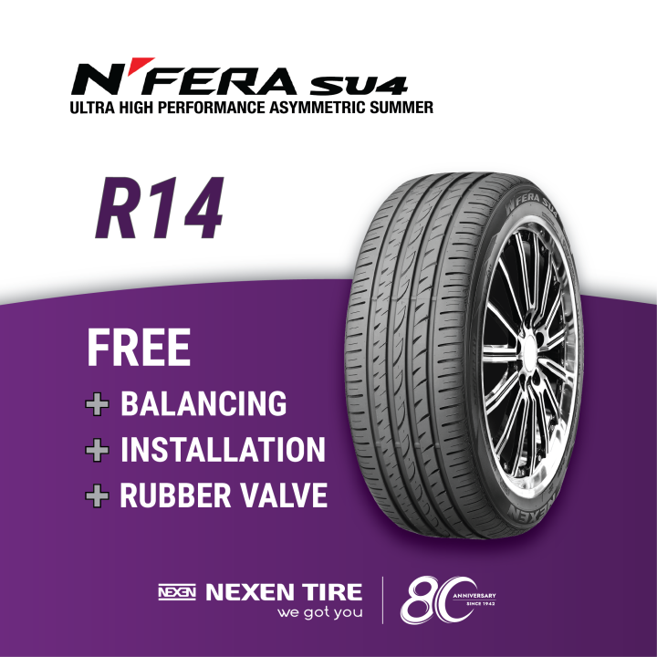 Nexen Tire N'FERA SU4 14 INCH | 175/65/14 | 185/60/14 | Lazada