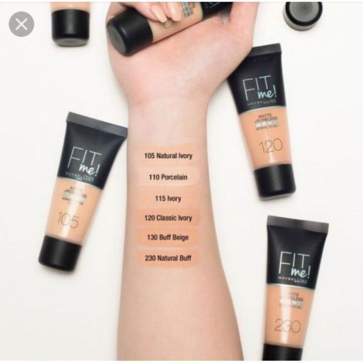 Fit_Me Matte & Poreless Foundation 30ml | Lazada