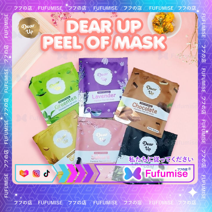 DEAR UP Peel Off Mask 25g Zip Lock | Masker Wajah | Peel Off Mask ...