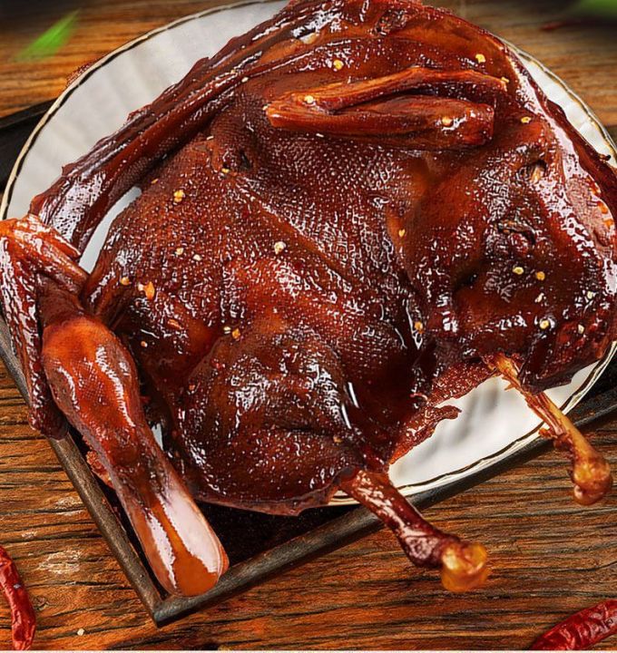 Hand torn sauce duck authentic Hunan sauce duck ready to eat whole ...