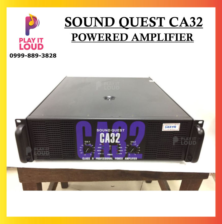 SOUNDQUEST CA32 PROFESSIONAL POWERED AMPLIFIER 1550watts | Lazada PH