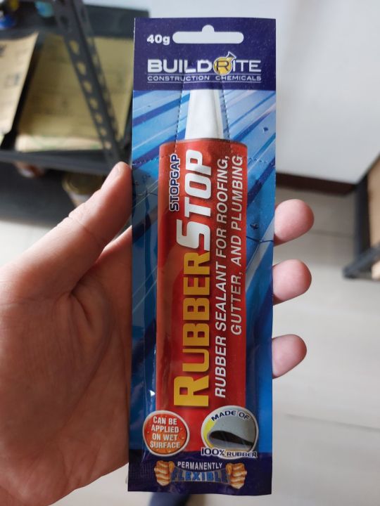 Buildrite Rubberstop Flexible Rubber Sealant 40g Sachet (Much Better Sa ABC Hybrid Sealant ...