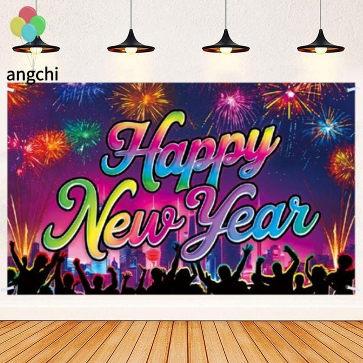 angchi อุปกรณ์ตกแต่งปีใหม่ การ์ตูนลายการ์ตูน ป้ายดอกไม้ไฟปีใหม่ ที่แขวน ...