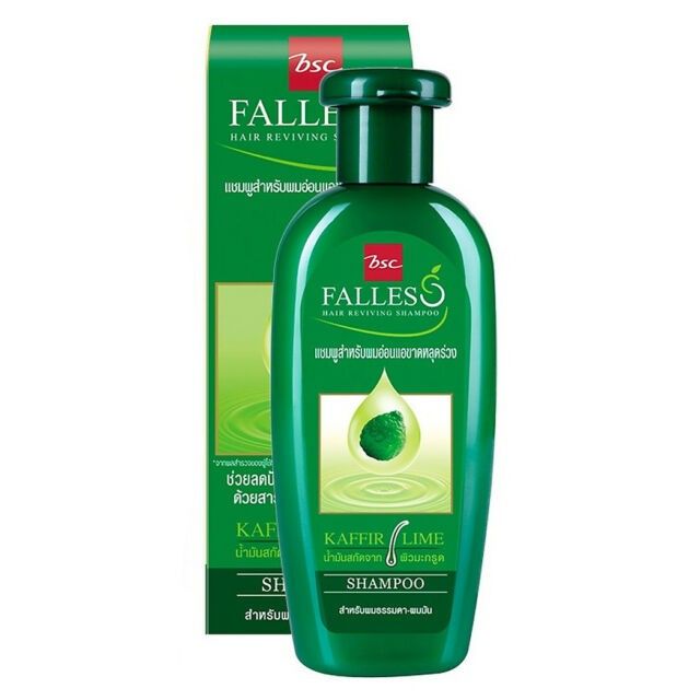 Falless Hair Reviving Shampoo 300ml Healthy Strong (Dark Green) แชมพู ...
