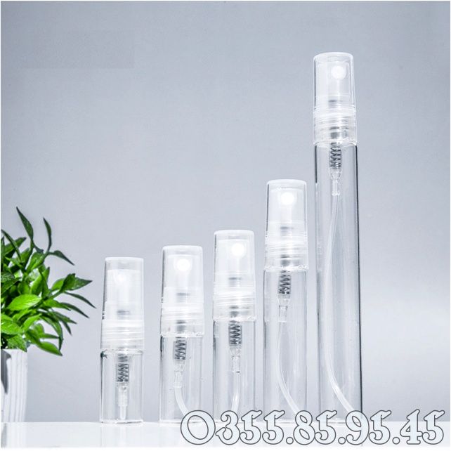 Chai chiết nước hoa 2ml, 3ml , 5ml , 10ml - Vỏ lọ rỗng xịt phun sương, ống đựng dầu thơm | Lazada.vn