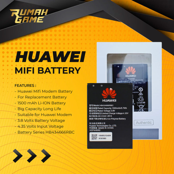 Baterai Modem Huawei Mifi e5577 e5573 e5576 1500mAh Batrai Batery ...