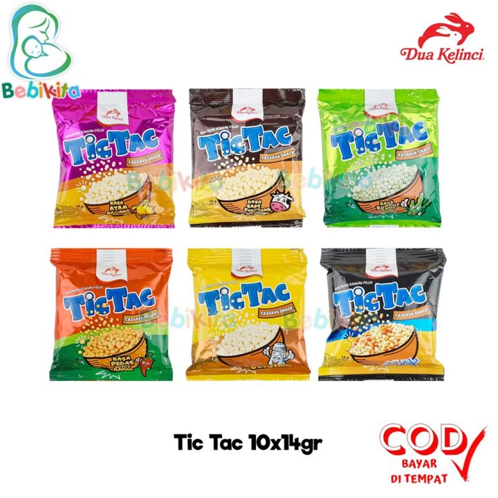 Dua Kelinci Tic Tac Renceng Isi 10's / TicTac Renceng Camilan Enak dan ...