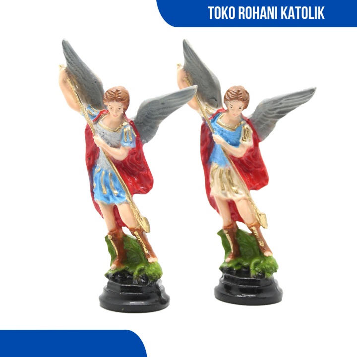 PATUNG MALAIKAT MIKAEL 10 CM / PATUNG MALAIKAT AGUNG / PATUNG KATOLIK ...