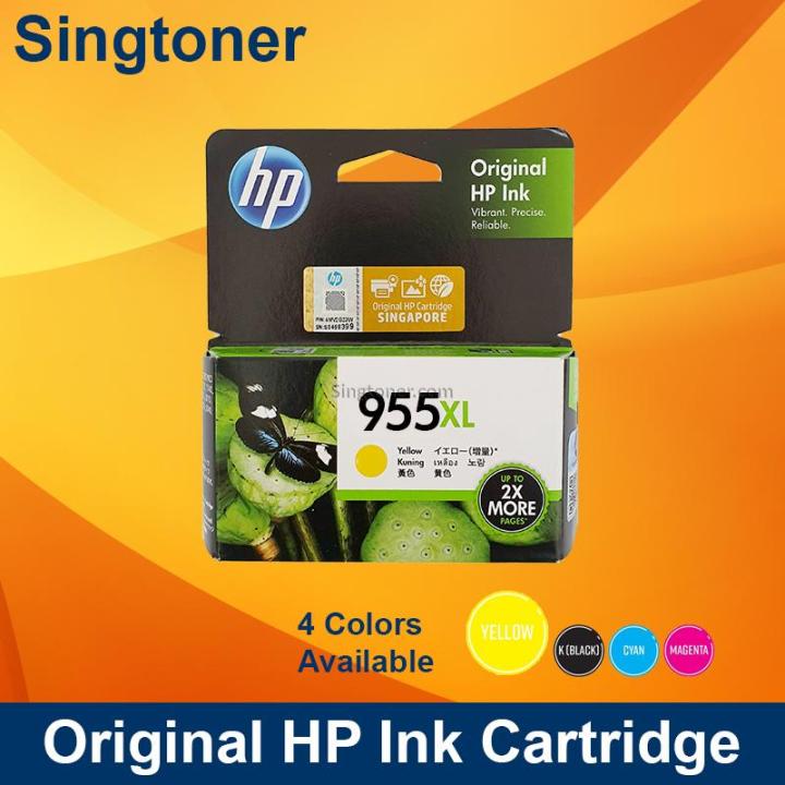 [Original] HP 955XL Black Ink Cartridge for Printer OfficeJet Pro 7720 ...