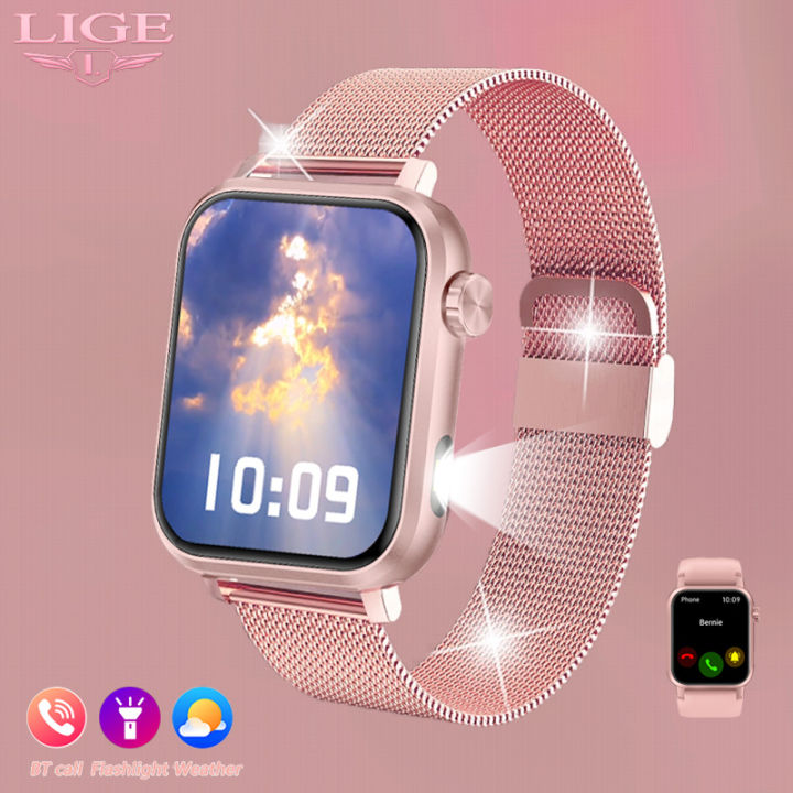LIGE Original Smart Watches for Women Dynamic Watch Faces Bluetooth ...