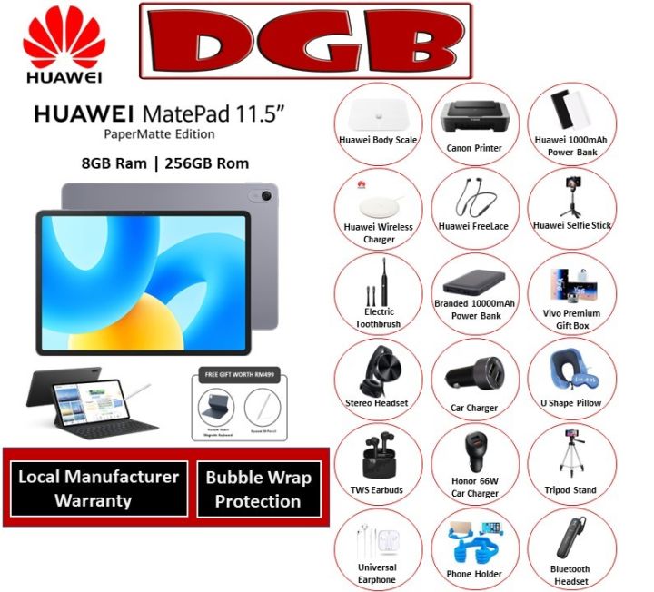 Huawei MatePad 11.5 | MatePad 11.5s | PaperMatte Edition | 8GB Ram+ ...