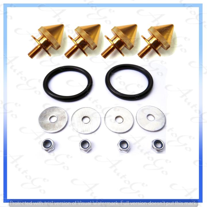 Quick Release Bullet Type Bumper Fastener (Gold) | Lazada PH