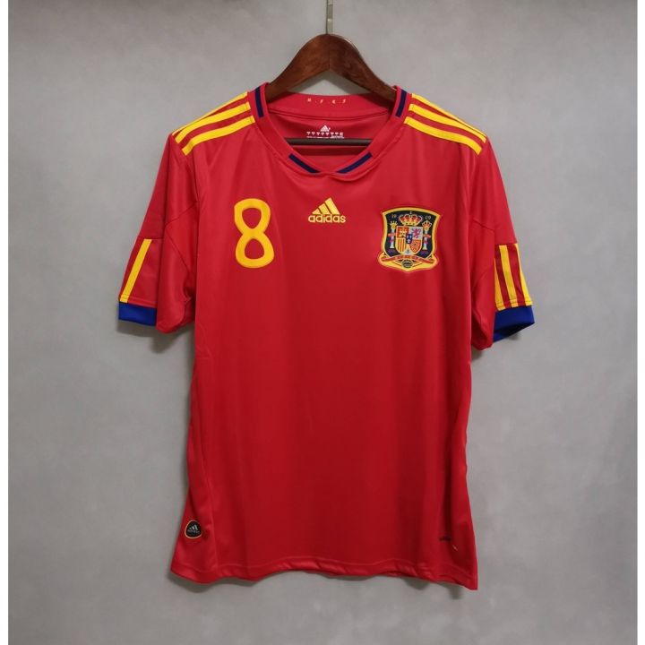 ๑ 2010 Spain Home Retro Soccer Jersey Football | Lazada.co.th