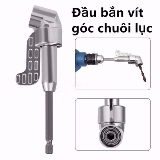 Đầu chuyển hướng mũi khoan bắt vít góc hẹp - Đầu chuyển hướng máy khoan ...
