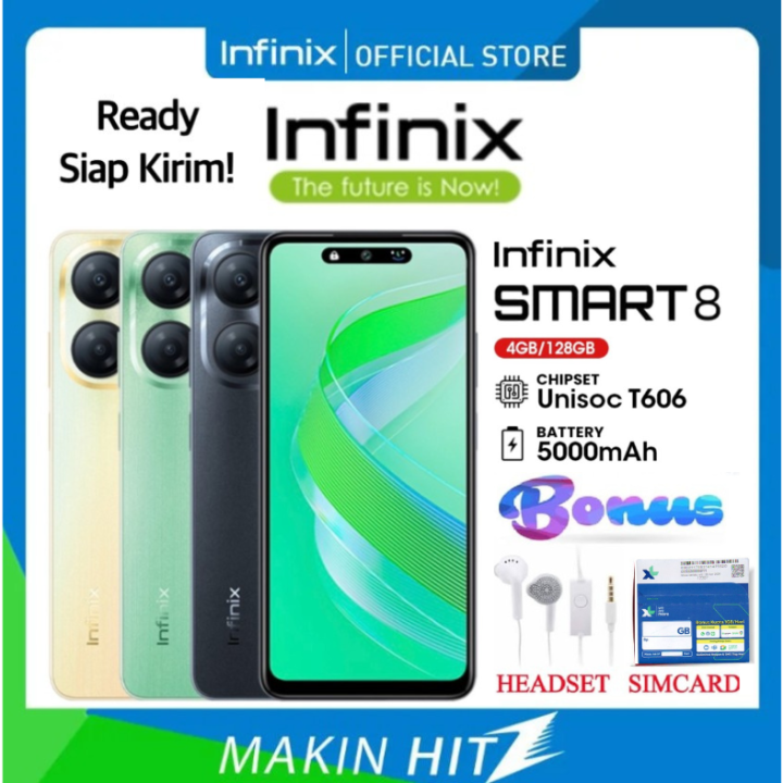 Infinix Smart 8 3/64 GB | 4/128 GB CPU Octa-core Type IPS LCD, 90Hz ...