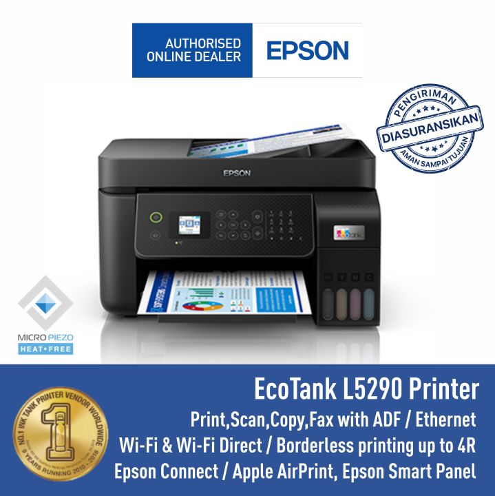 Printer EPSON L5290 L 5290 L-5290 Pengganti L5190 F4 Legal ADF Garansi ...