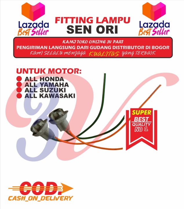 FITTING / COP LAMPU SEN ALL MOTOR ORI | Lazada Indonesia