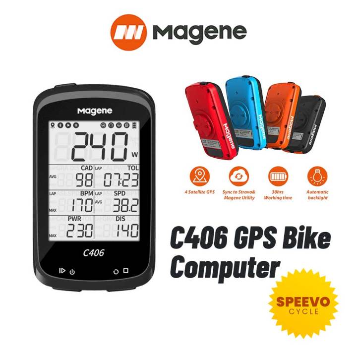 MAGENE C406 GPS BIKE COMPUTER METER | Lazada