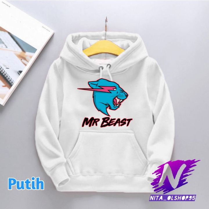 hoodie anak mr beast sweater mrbeast youtuber nomor 1 | Lazada Indonesia