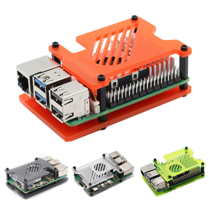 For Raspberry Pi 5 Acrylic Case Frosted Enlosure Shell For Pi5 Radiator ...