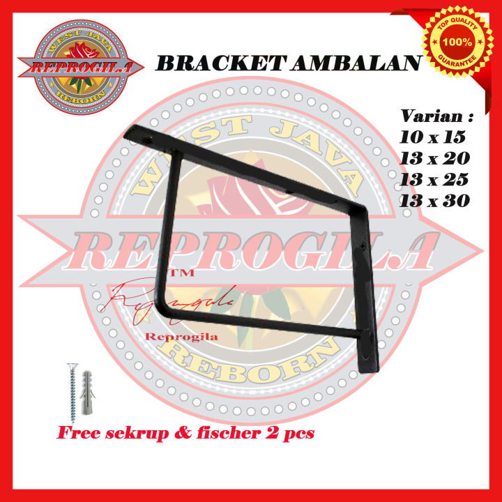 Besi siku penyangga ambalan dinding, Bracket rak dinding | Lazada Indonesia