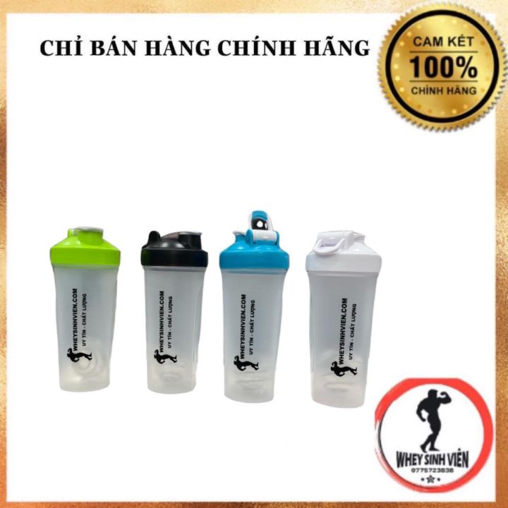 Bình lắc Sữa GYM (Shaker) WHEY SINH VIÊN 710ml TẬP GYM , ĐẠP XE , ĐÁ ...
