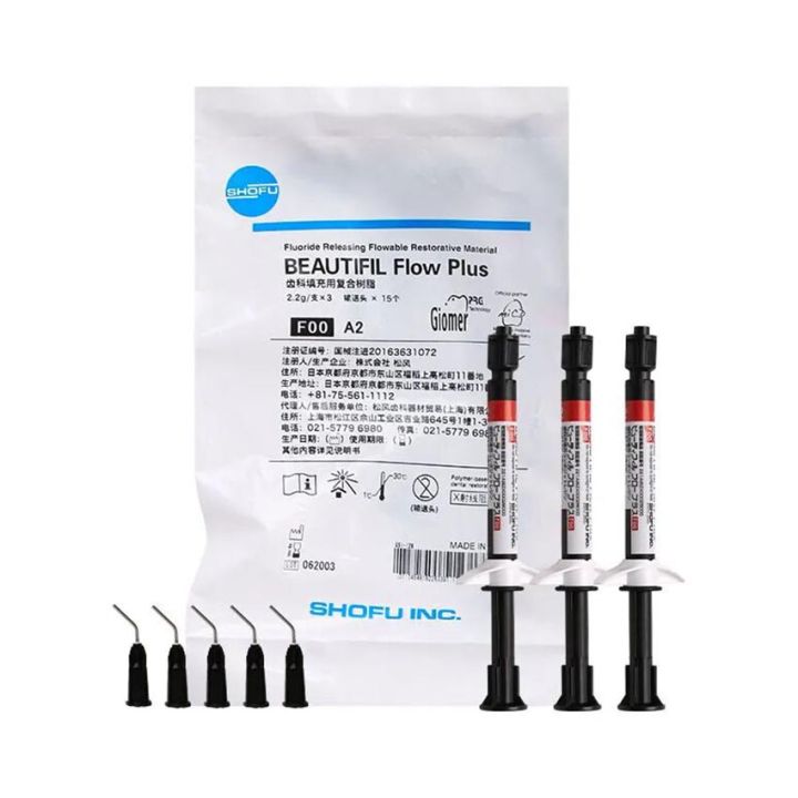 Dental Material Resins Japan Shofu Beautifil Flow F00 fluid Resin Light ...