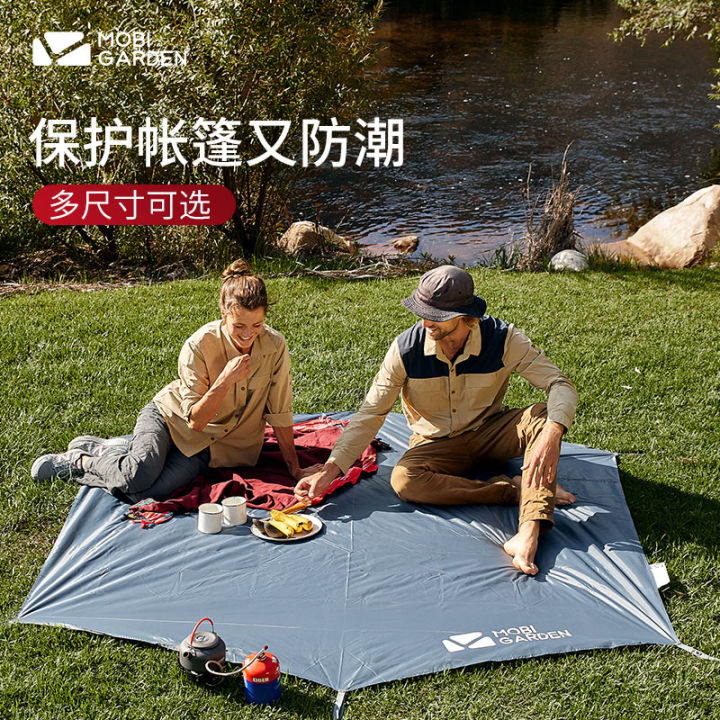 MOBI GARDEN Camping Ground Sheet Floor Mat for Tent Picnic Moisture ...