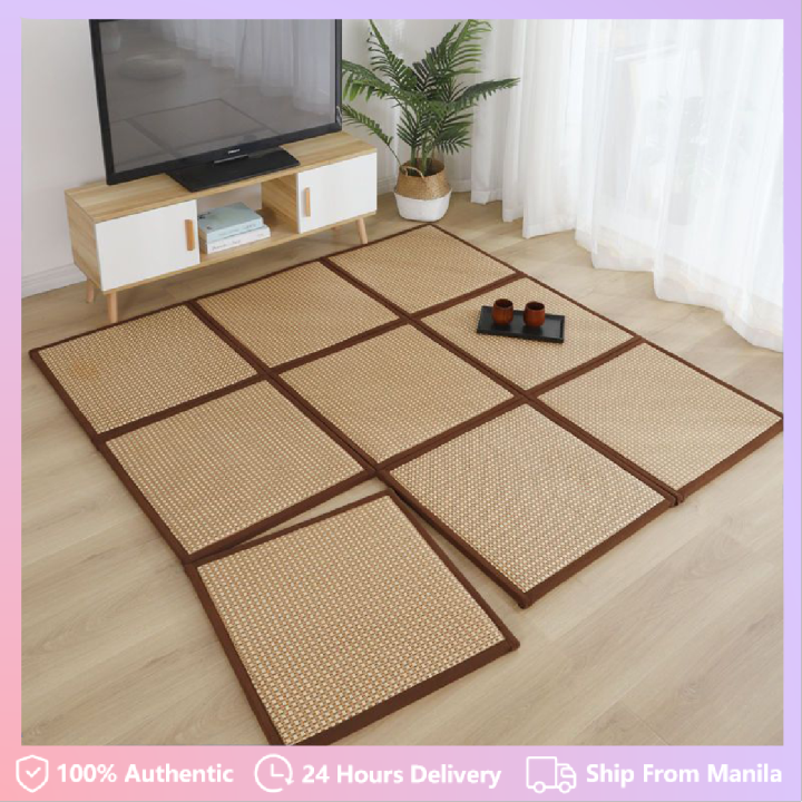 Tatami Floor Mat Japanese Style Summer Rattan Mat Playmats Carpets ...
