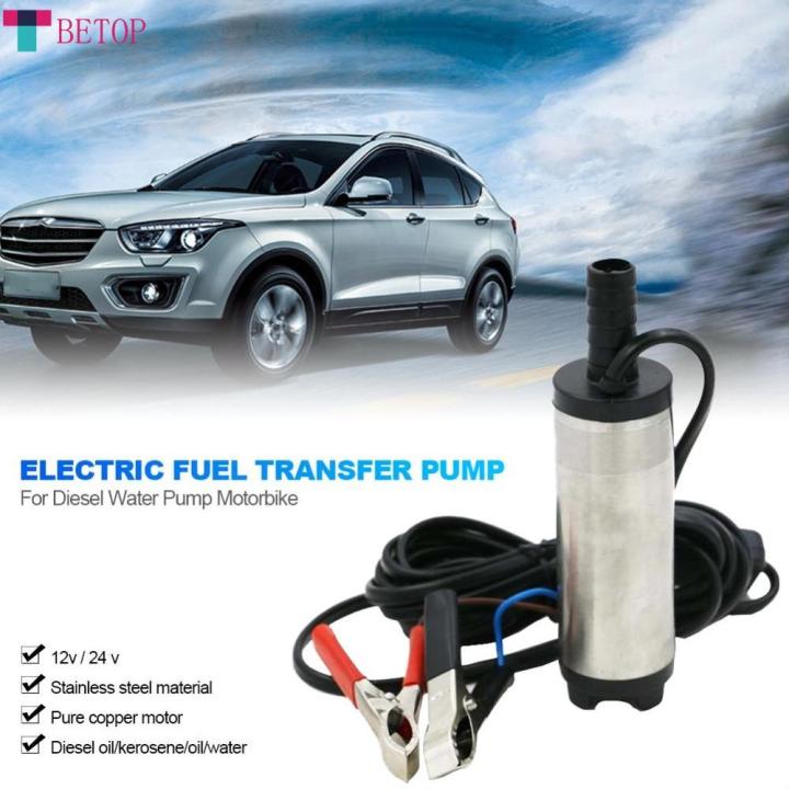 BETOP 12V/24V 38mm Electric Fuel Transfer Pump Water Oil Transfer ...