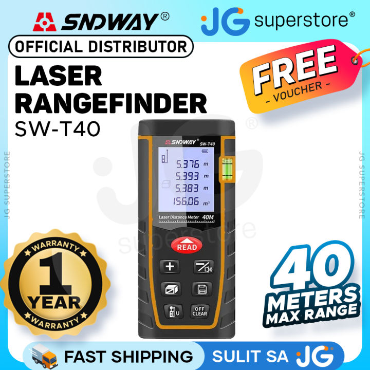 Sndway SW-T40 Digital Laser Distance Meter 40M Laser Rangefinder Tape ...
