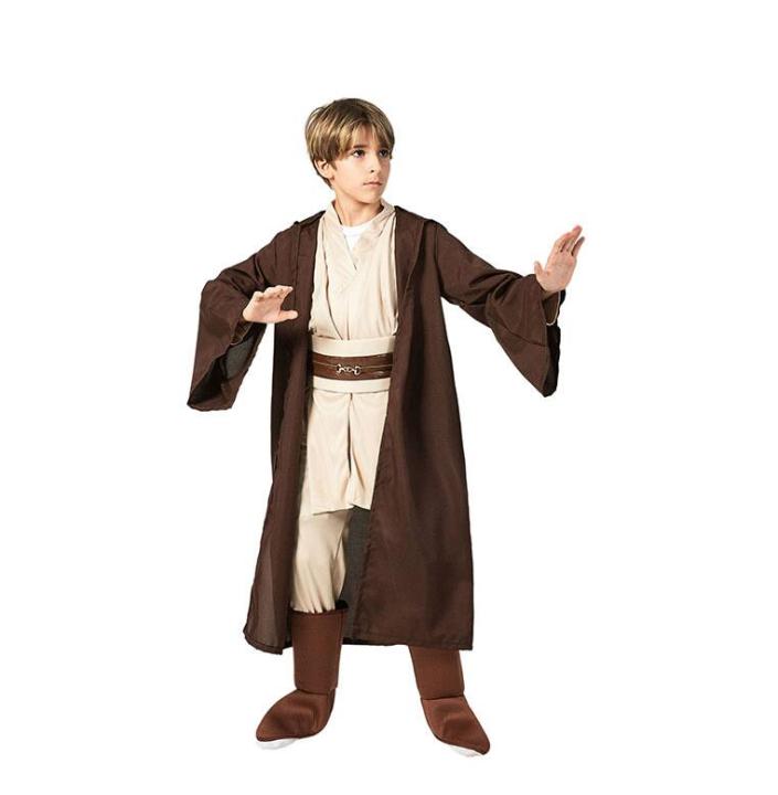 Fastshipment Kid Children Jedi Knight Cosplay Costume Obi Wan Kenobi ...