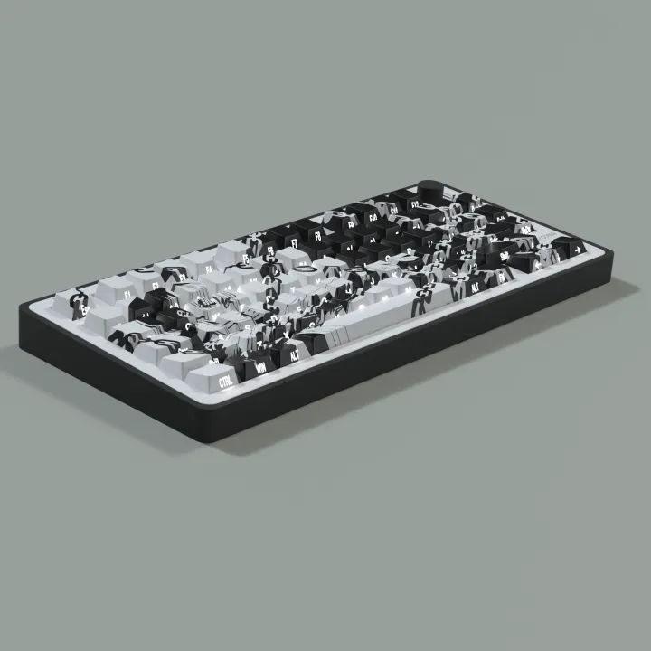 Animation PBT Cherry Profile Side Print Keycaps Backlit Contour ISO ...