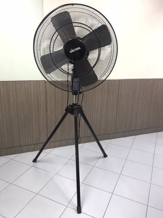Victor พัดลมอุตสาหกรรม 3 ขา รุ่น IF-2423 ขนาด 24 นิ้ว สีเทาเข้ม ใบพัด ...